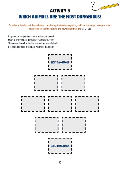 Conversation - Activity 3 - Which Animals are the Most Dangerous ...